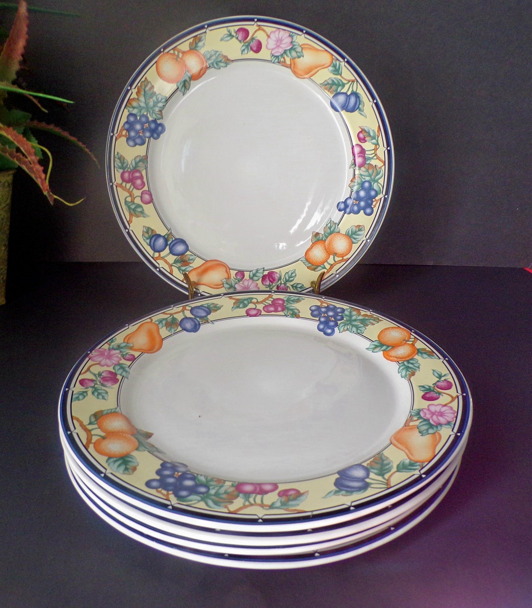 Vintage Oneida China Genuine Stoneware Orchard Pattern Set of - Etsy