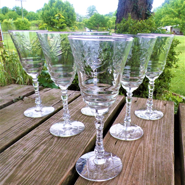 Water Goblets - Etsy