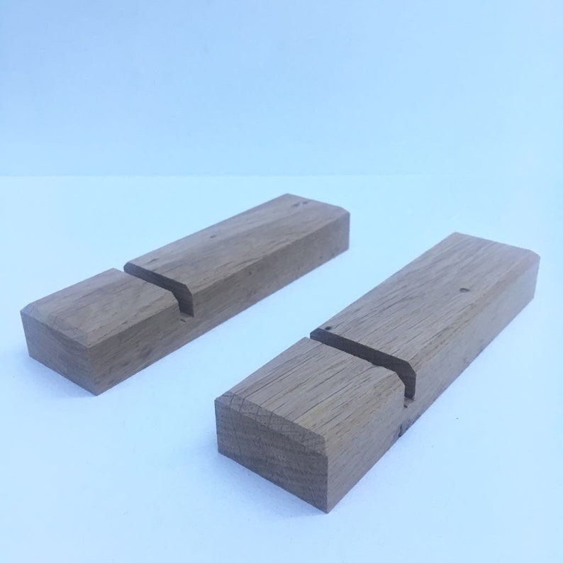 A Set of 2 Long Wooden Display Stands for Display of Larger - Etsy
