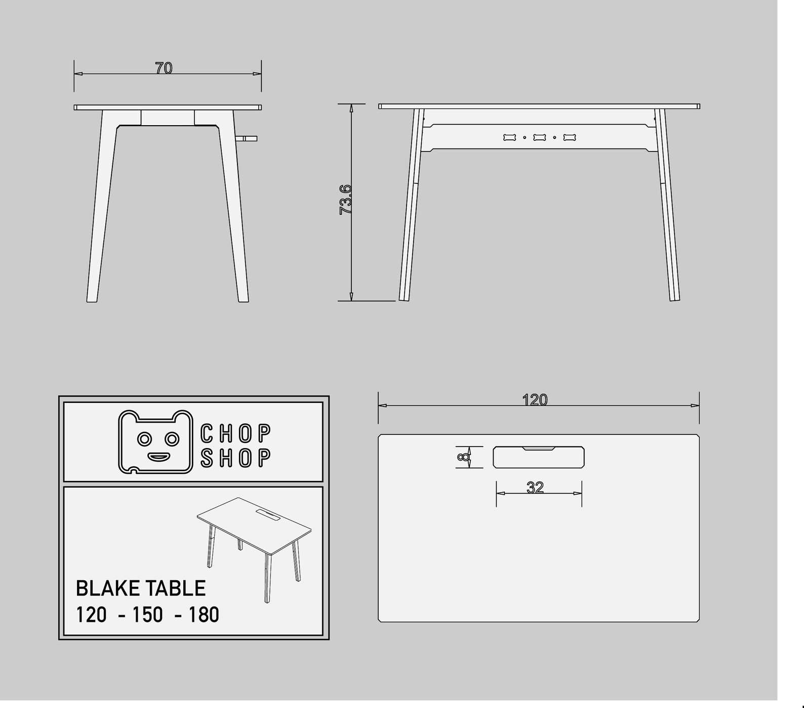 Chop Shop: Blake Desk Wooden Birch Plywood Desk for a Home | Etsy UK