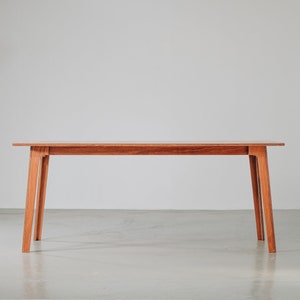 Bauer Family Dining Kitchen Table | Contemporary Compact Dark Natural ...