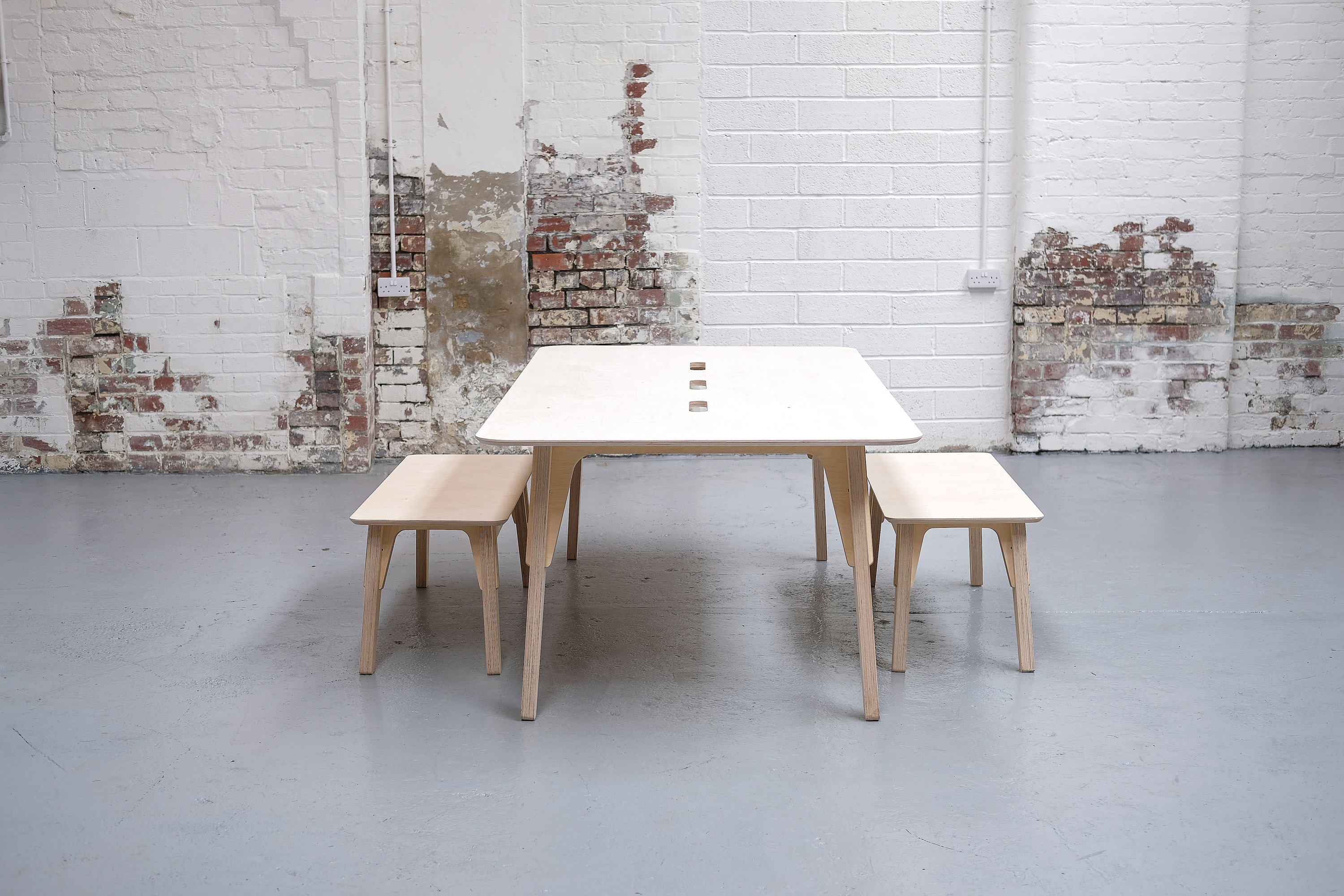 Chop Shop: Katja Table & Benches Large Home Family Dining | Etsy UK
