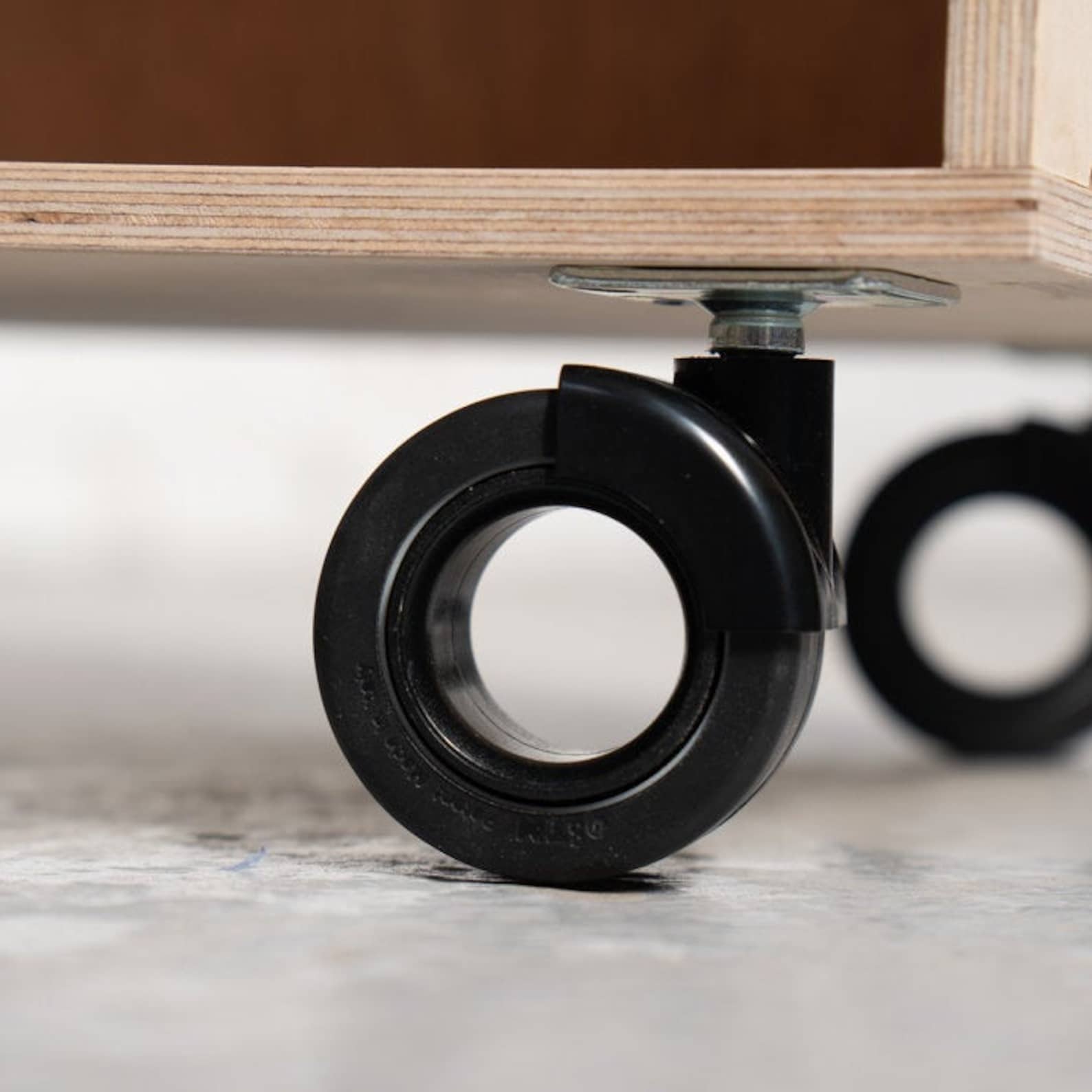 Set of 4 Designer Furniture Castors Modern Minimalist Wheels | Etsy