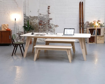 Chop Shop: Katja Table Large Home Family Dining Kitchen Refectory ...