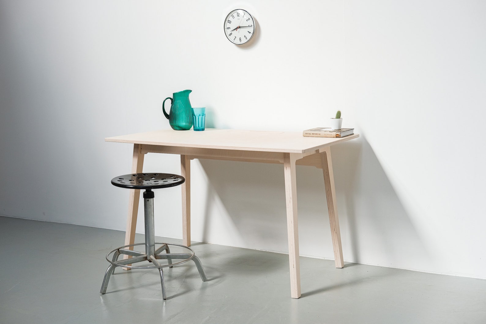 Chop Shop: Blake Desk - Wooden Birch Plywood Desk for a Home Study or ...