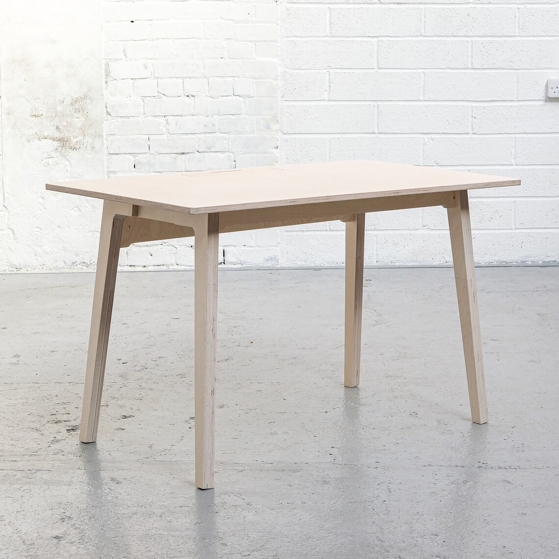 Chop Shop: Blake Desk Wooden Birch Plywood Desk for a Home | Etsy UK