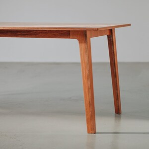 Bauer Family Dining Kitchen Table | Contemporary Compact Dark Natural ...