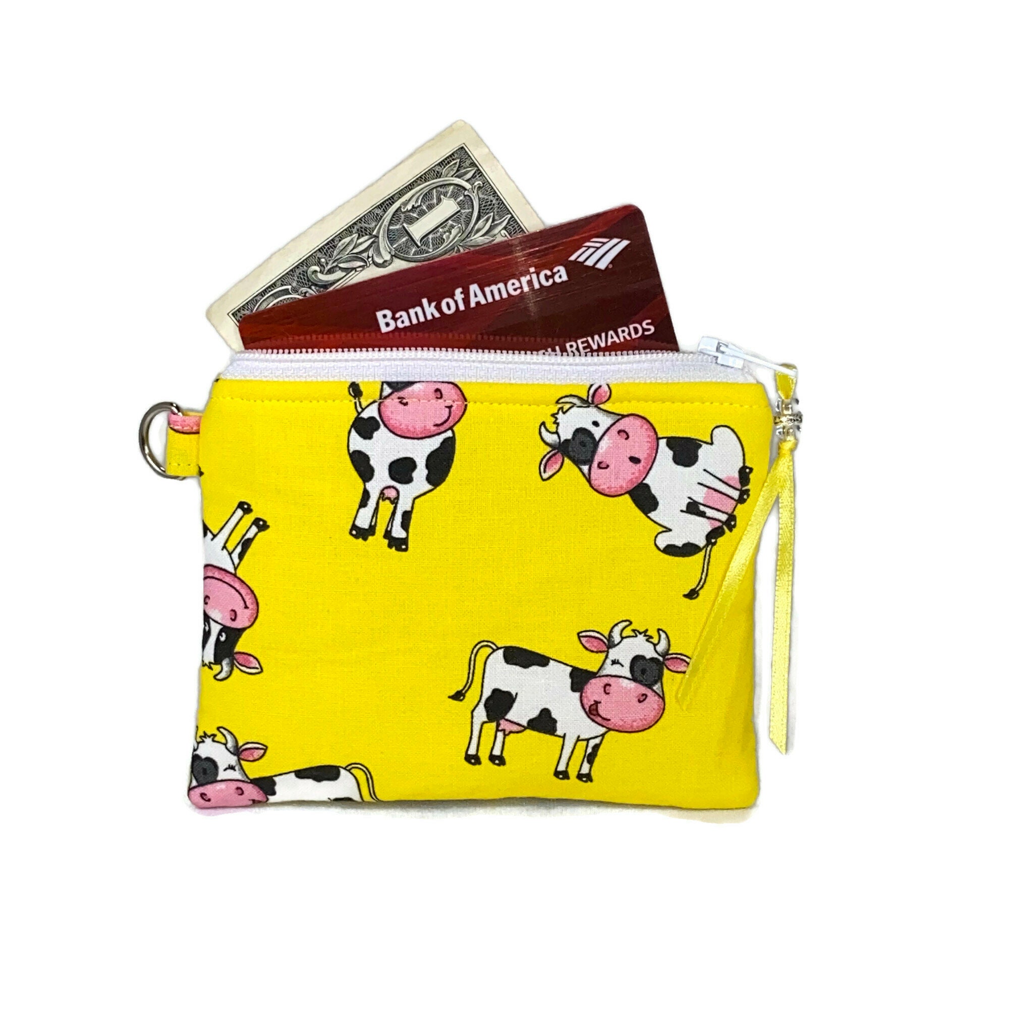 Cows Coin Purse Cow Lover Farm Animal Coin Purse Pouch | Etsy