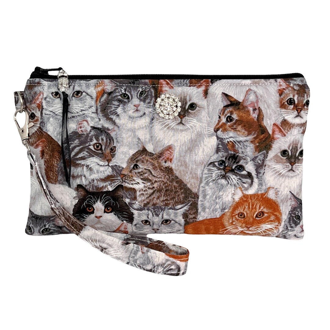 Cat Wristlet Purse, Cats, Kitties, Kittens, Cat Lover, Cat Lady ...