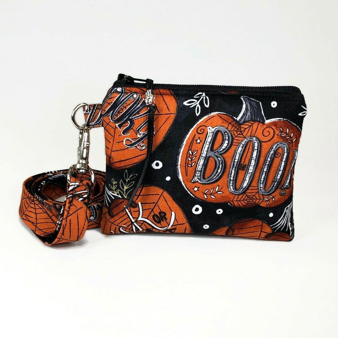 Halloween Coin Purse, Pumpkins, Boo, Spooky, Trick or Treat, Pouch ...