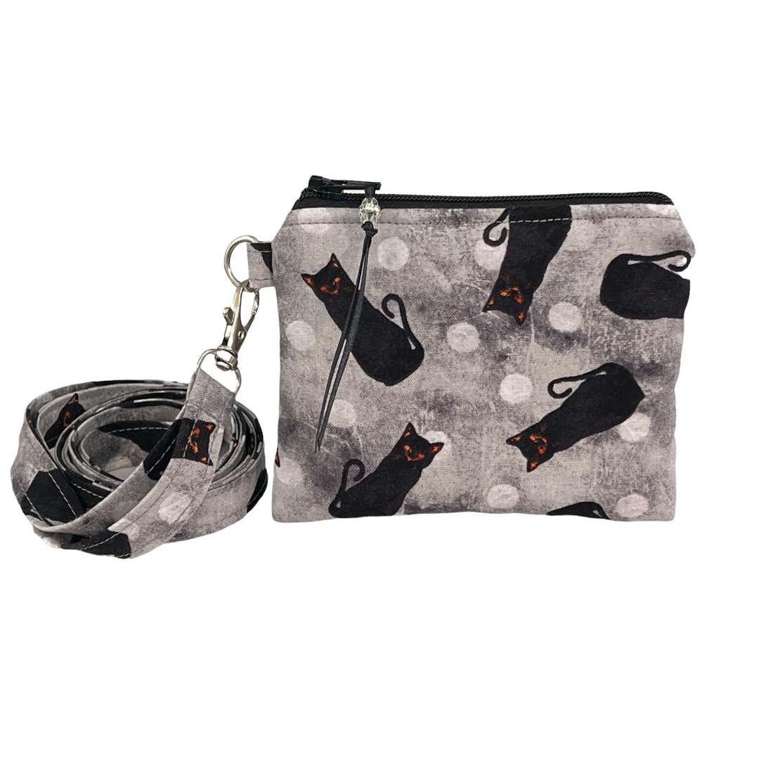 Halloween Coin Purse, Black Cats, Change Purse, Pouch, Mini Wallet ...