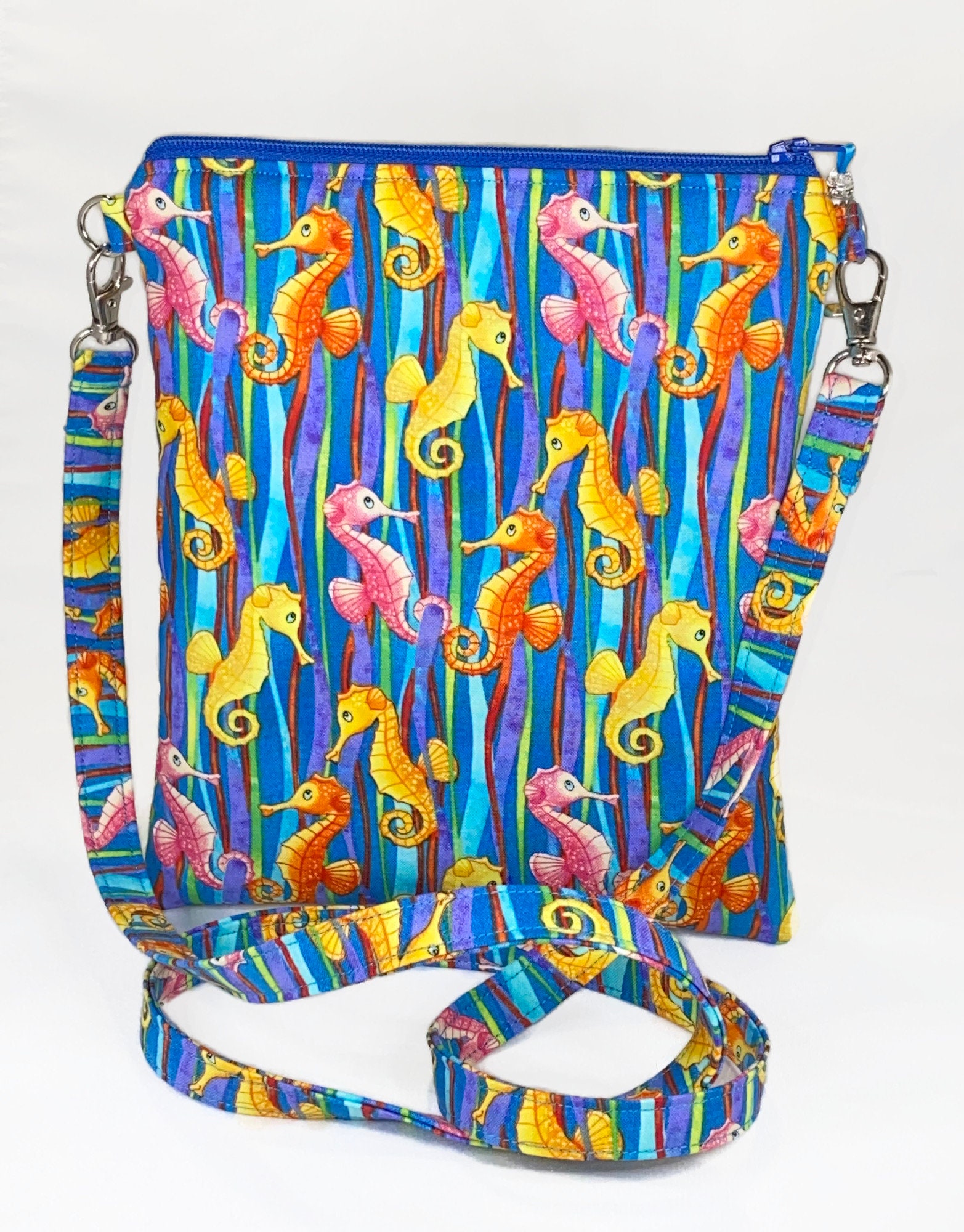 Seahorse Crossbody Bag, Sea Life, Cruise, Ocean, Rhinestone, Purse, Bag ...