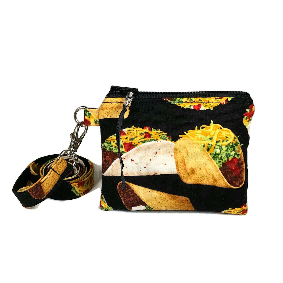 Taco Coin Purse Mexican Food Taco Lover Change Purse - Etsy