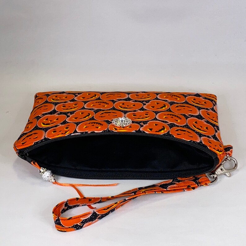Halloween Wristlet Purse Jack-o-lantern Pumpkins - Etsy