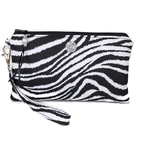 Zebra Clutch - Etsy