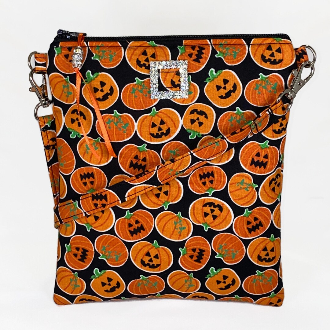 Halloween Crossbody Bag, Jack-o-lantern, Pumpkin, Purse, Bag, Shoulder ...