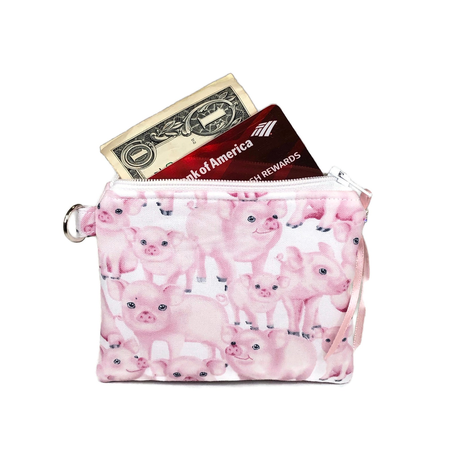 Pig Coin Purse Piglet Pig Lover Coin Purse Pouch Neck - Etsy India