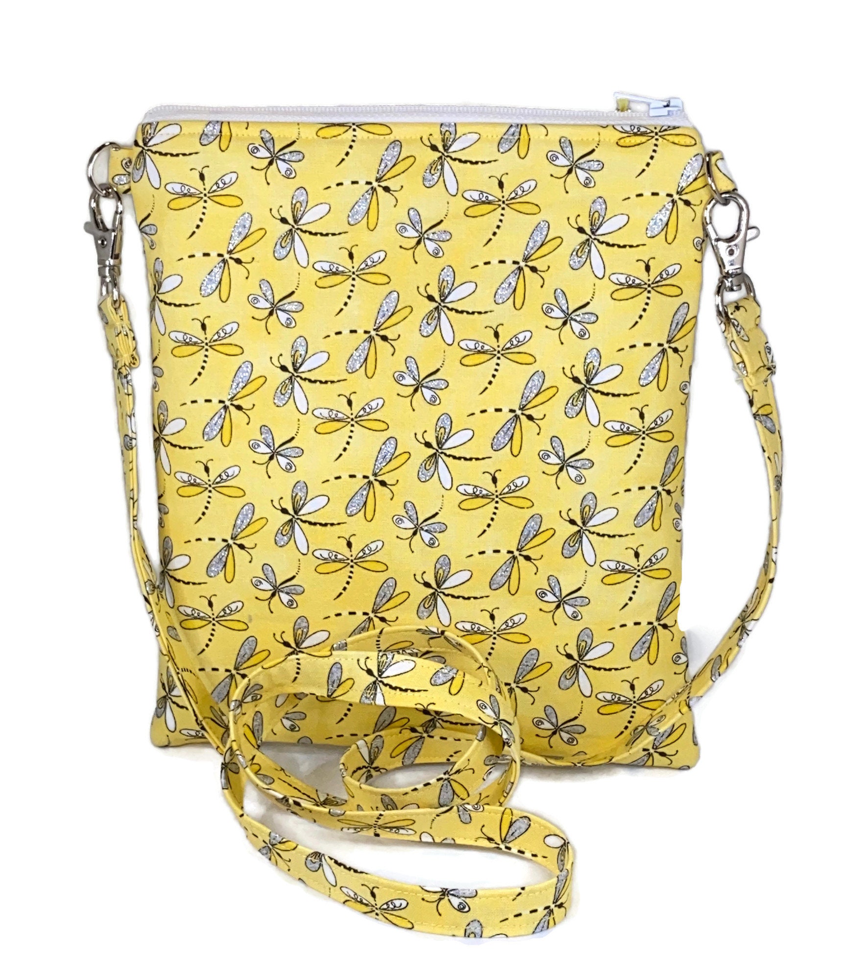 Dragonfly Crossbody Bag Dragonflies Silver Glitter - Etsy Singapore