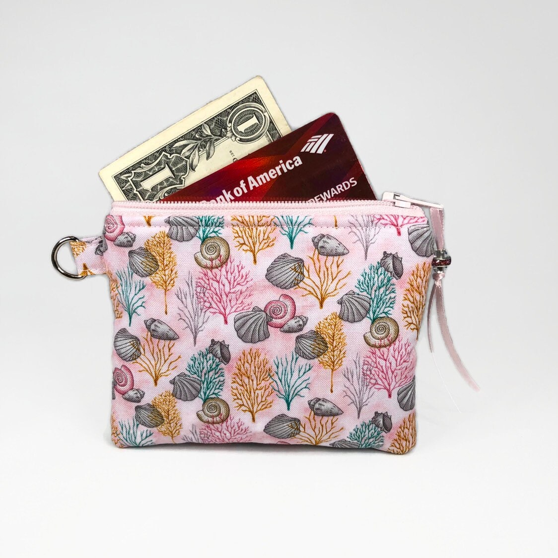 Seashell Coin Purse Ocean Sea Shells Sea Life Cruise | Etsy