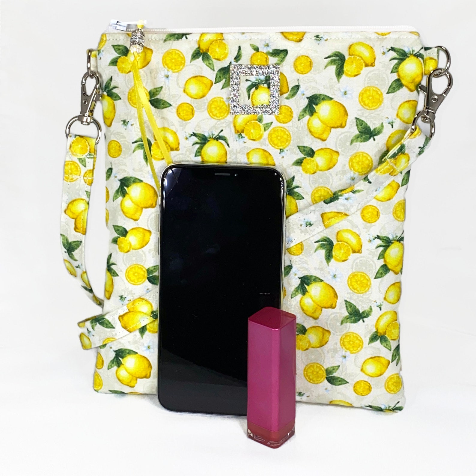 Lemons Crossbody Bag Summer Lemonade Fruit Purse Bag | Etsy