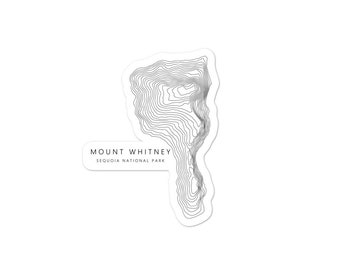 Mount Whitney California Vintage Sticker - Etsy