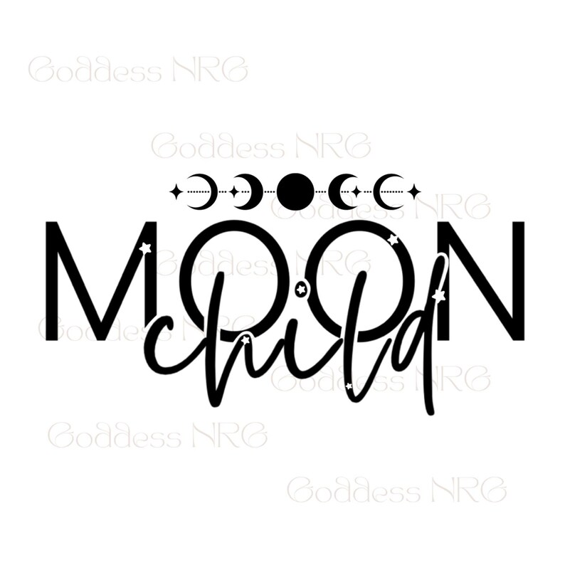 Moonchild SVG PNG, Moon Phases, Stay Wild Moon Child, Boho Svg, Hippie ...