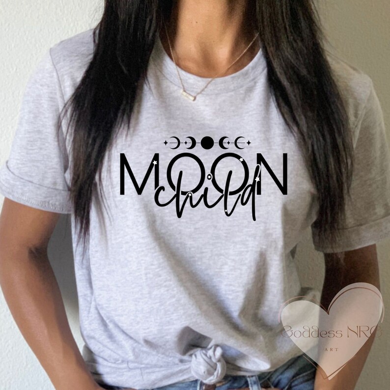 Moonchild SVG PNG, Moon Phases, Stay Wild Moon Child, Boho Svg, Hippie ...