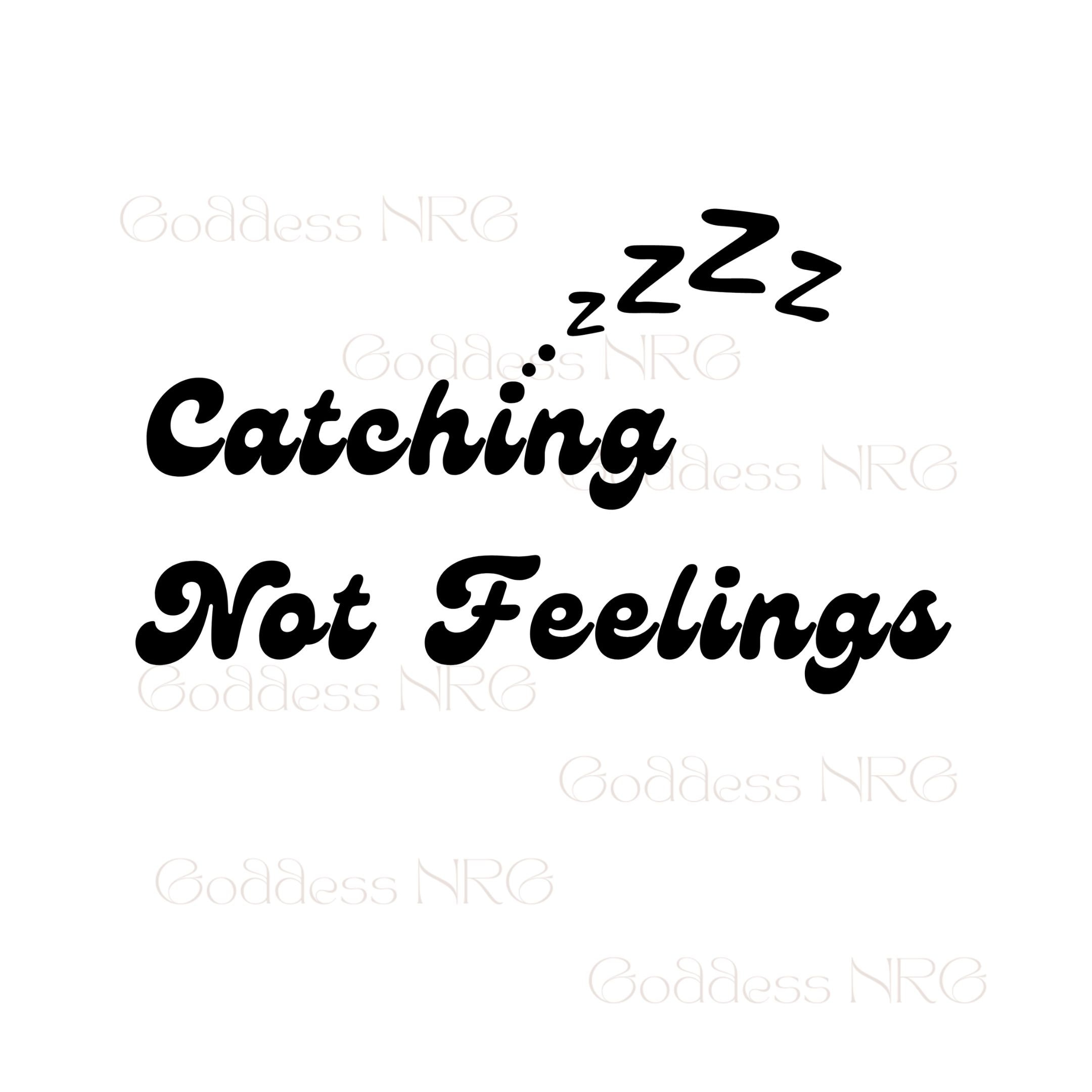 Catching Zs Not Feelings SVG PNG, Catching Zzzz, Sleep Svg, Funny ...