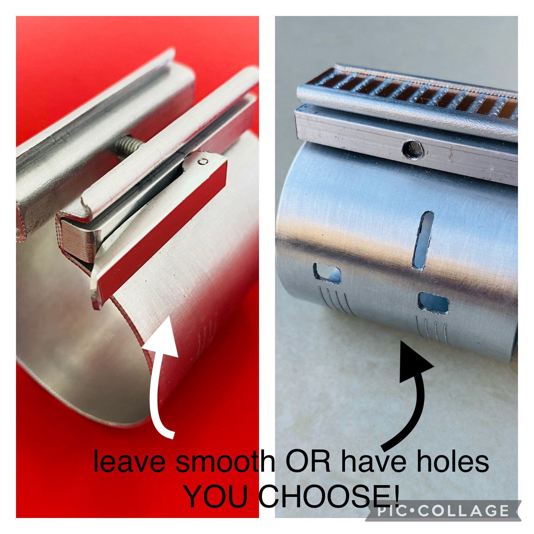OBI WAN GRAFLEX Style Clamp for Lightsaber Real Metal Tell Us Your Size ...
