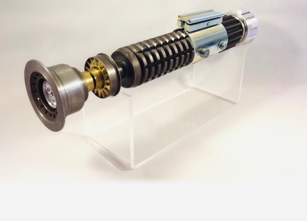 OBI WAN GRAFLEX Style Clamp for Lightsaber Real Metal Tell Us Your Size ...