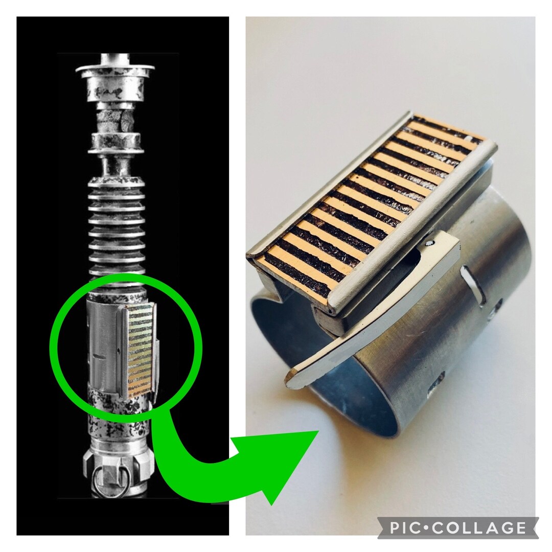 LUKE V1 Weathered Hero ROTJ GRAFLEX Style Clamp for Lightsaber - Real ...