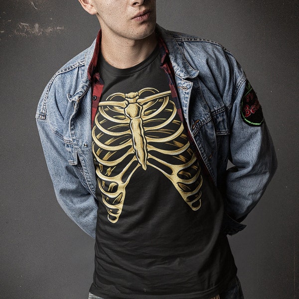 Rib Cage Skeleton - Etsy