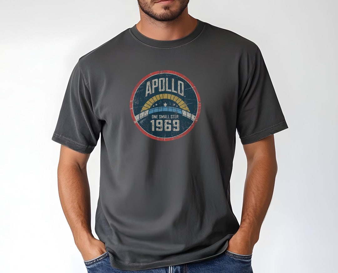 Vintage Apollo 1969 Moon Landing Comfort Colors Tee, Retro Space ...