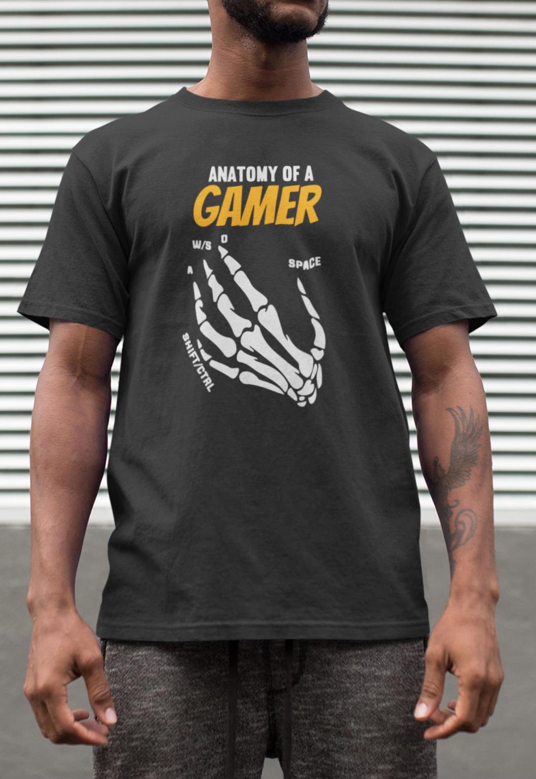 Anatomy of a Gamer T-shirt, Gamer Anatomy Shirt, Gaming Enthusiast Tee ...