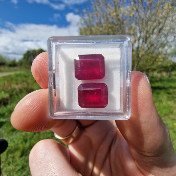 Synthetic Ruby - Etsy