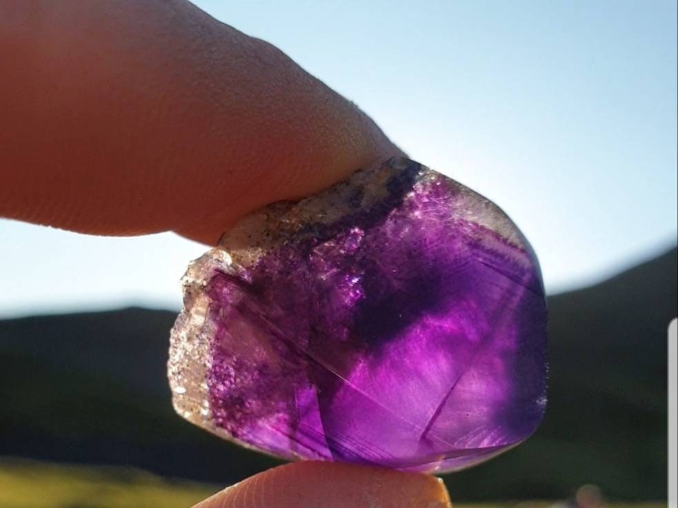 Blue John Stone Fluorite Gemstones Rare Minerals - Etsy