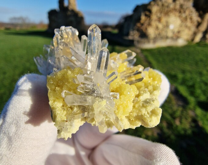 Celestine After Sulphur - Machow Mine - Poland Minerals - Minerals ...
