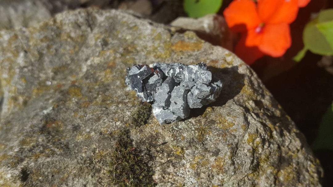 Cubic Galena Kristalle/Einzigartige - Etsy.de