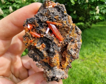 Crocoite Red Lead Mine Crocoite Mineral Australia Minerals Minerals ...