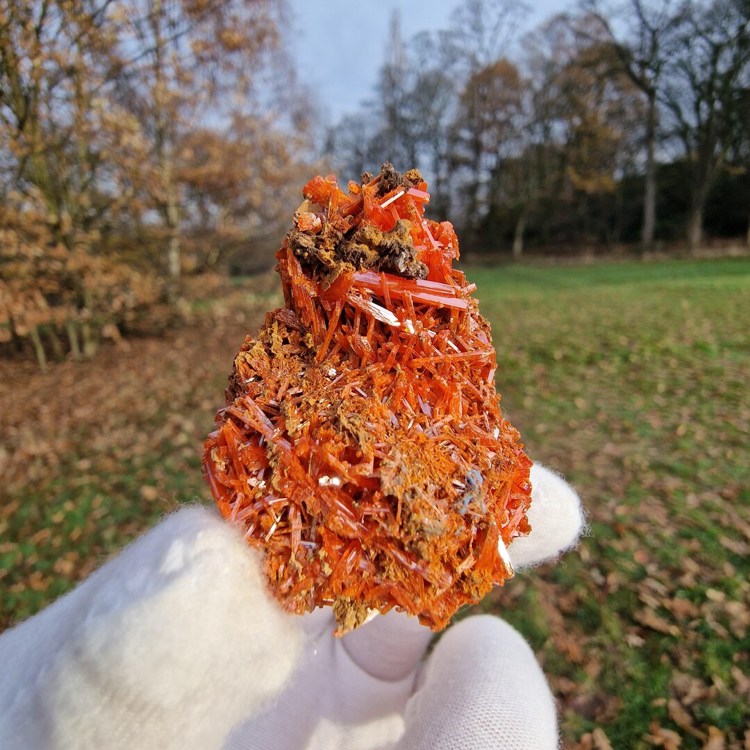 Crocoite Red Lead Mine Crocoite Mineral Australia Minerals Minerals ...