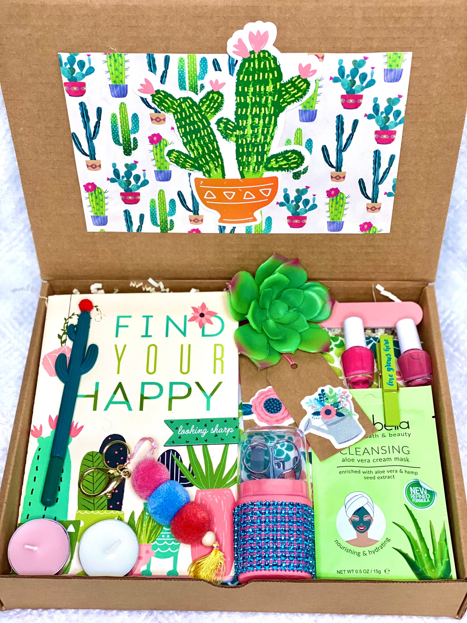 FREE SHIPPING Cactus gift Box Succulent Gift Box Gift Box | Etsy