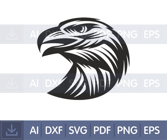 Pdf Bird Svg Eagle Mascot Png Eagle Mascot Cut Files Dxf Eagle Mascot ...