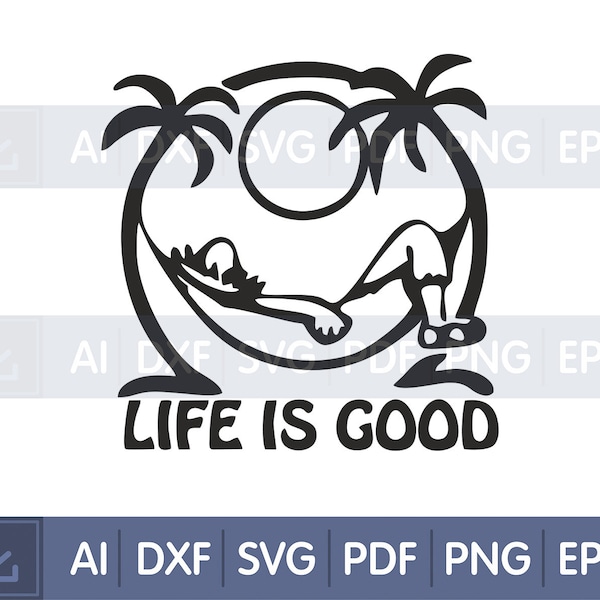 Life is Good Svg - Etsy