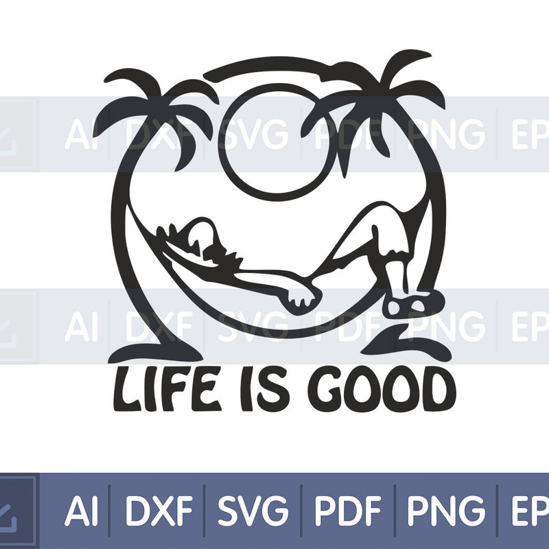 Life is Good Svg - Etsy