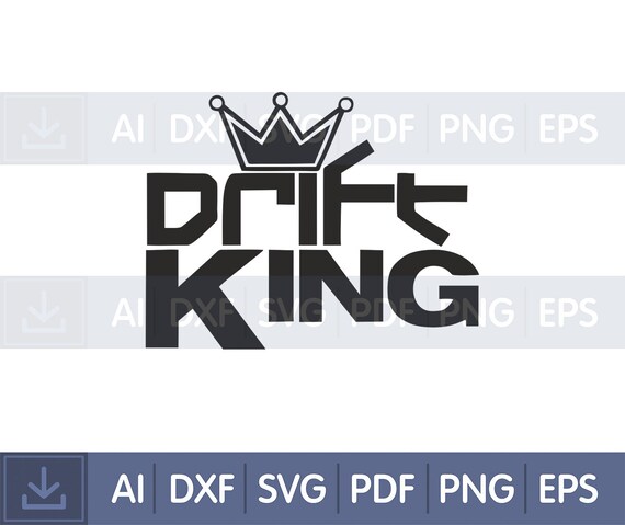 Drift King Stickers Vinyl Stickers Drift In Car Vector Pack Free CDR