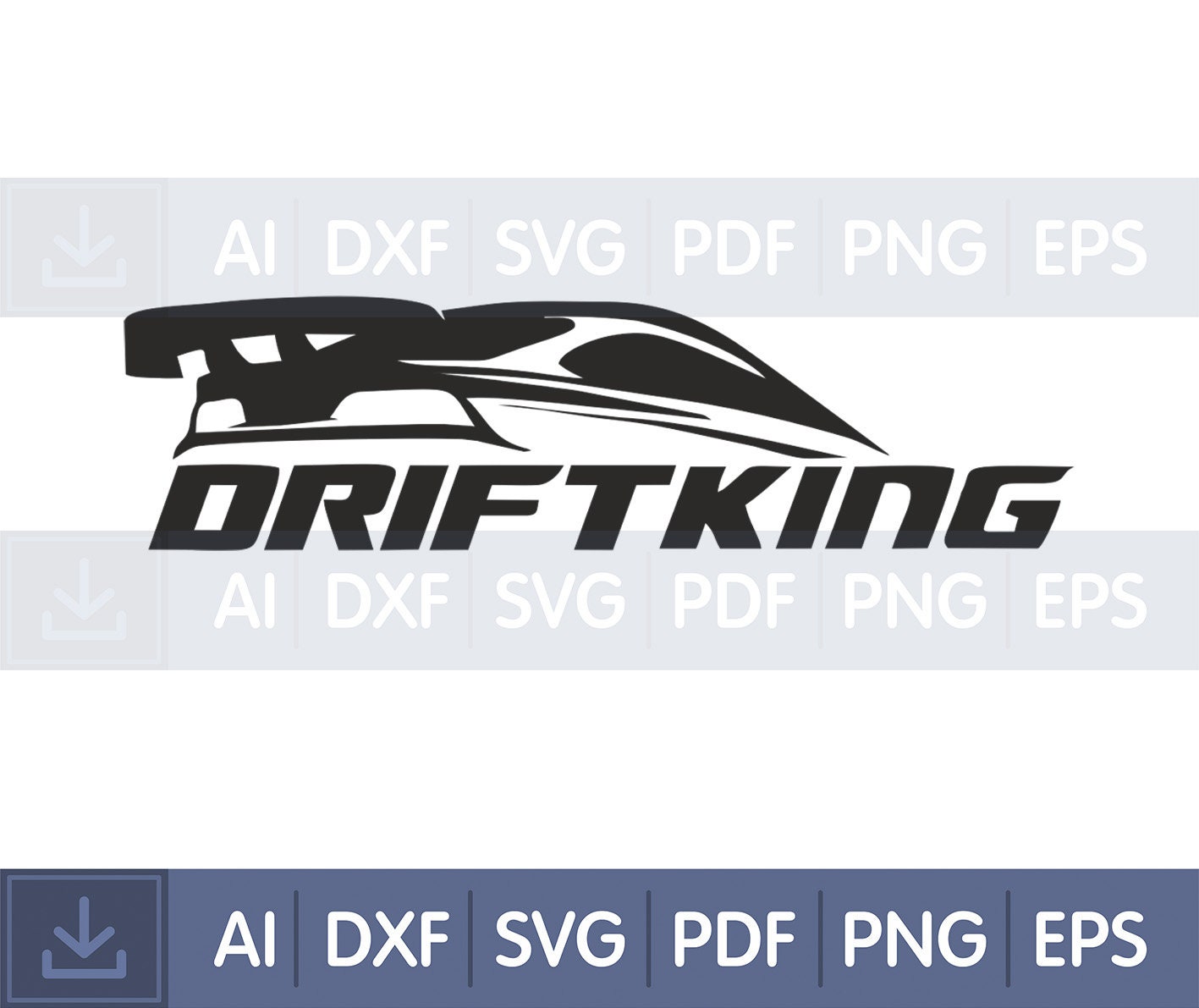 Only Download Drifter in Car Vector Models Drift King File SVG - Etsy