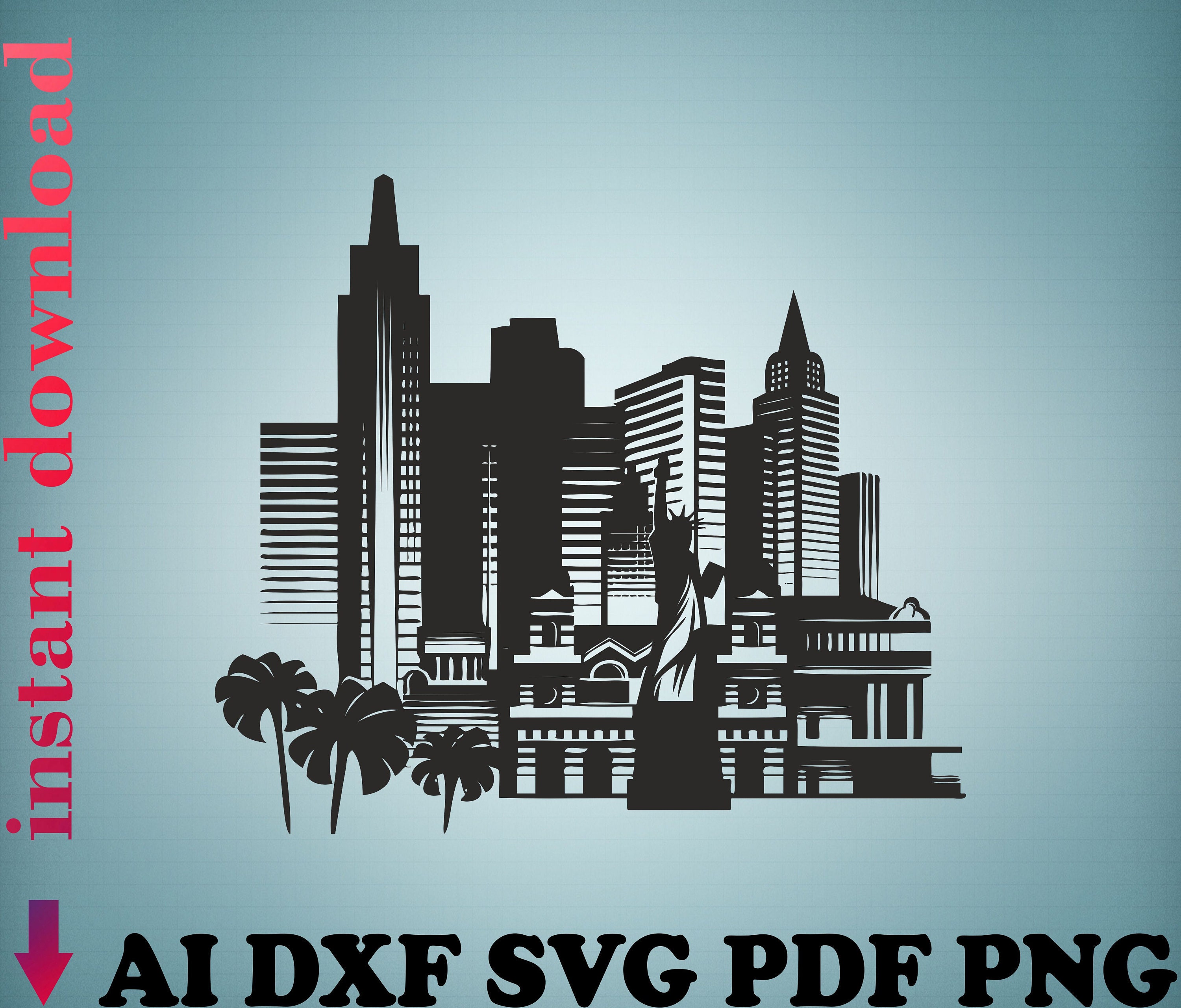 Prints Wall Hangings Home Décor Digital files Vector models America ...