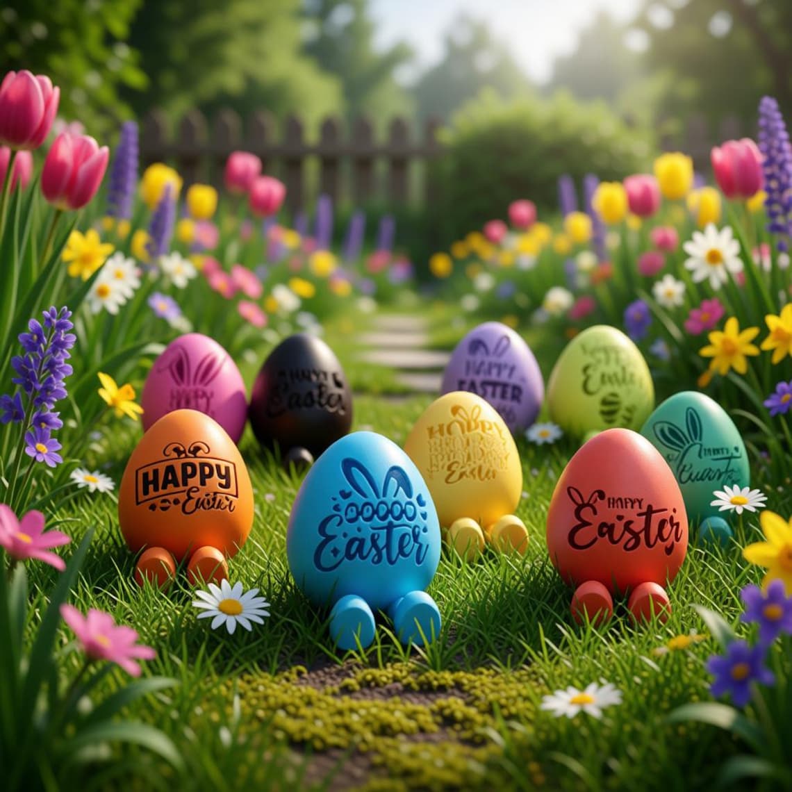 Articulated Easter Eggs STL - Moveable , Fun 3D Downloads | Commercial ...