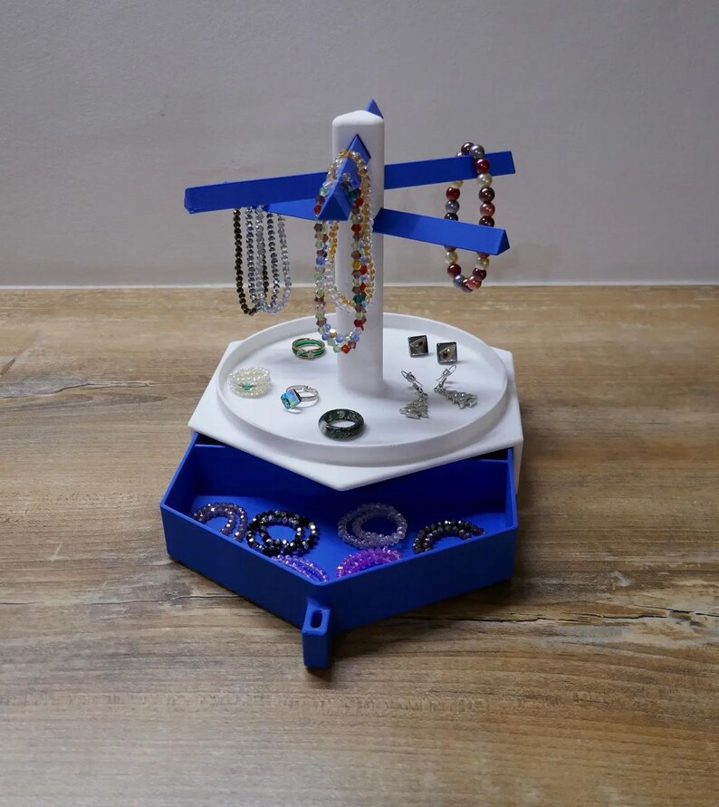 Jewelry Box STL 3D Print File Jewellery Stand STL Customizable - Etsy