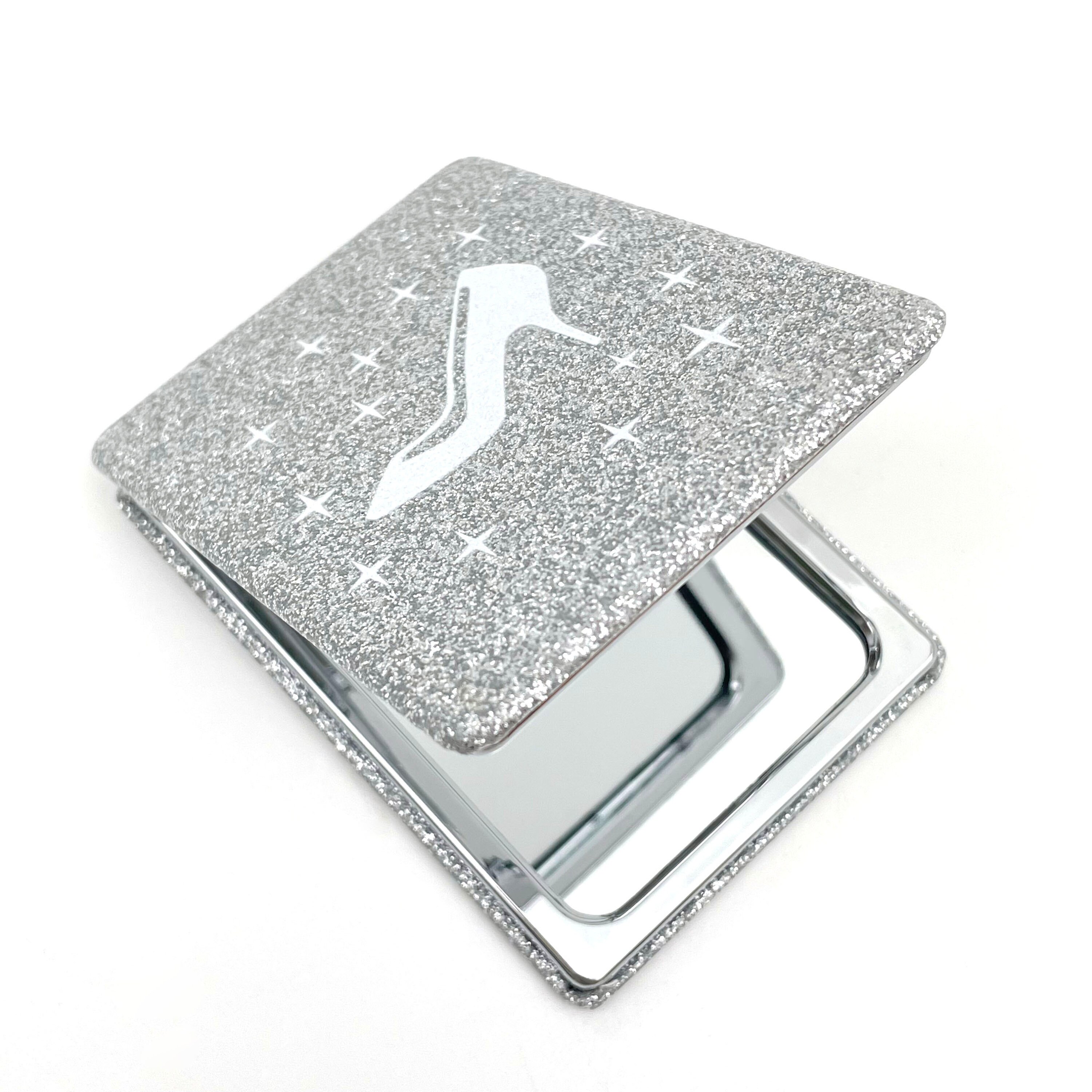 Square Glitter Compact Mirror Princess High Heel 12 Pieces - Etsy